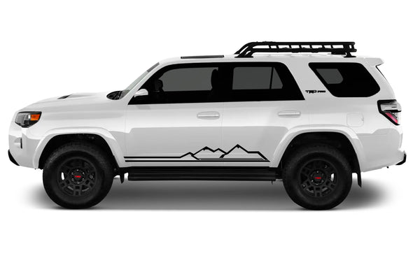 Toyota 4Runner Modern Side Mountain Stripes Vinyl Decals – ztr graphicz