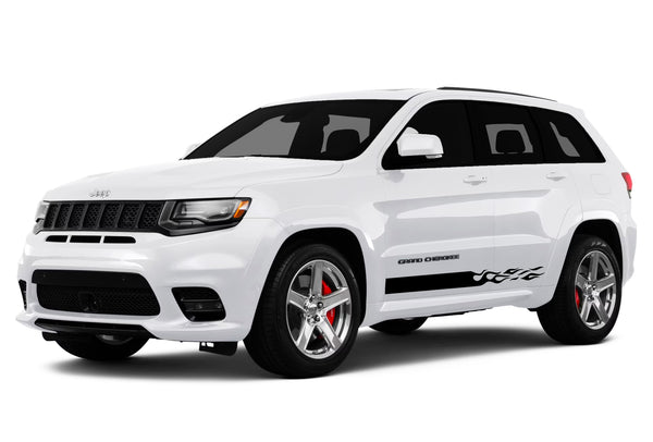 Flames Rocker Panel Stripes Decals Fits Jeep Grand Cherokee – ztr graphicz