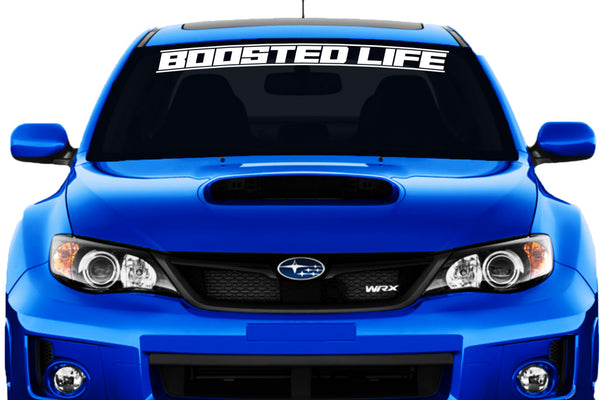 Subaru WRX STI Boosted Life Windshield Decal – ztr graphicz
