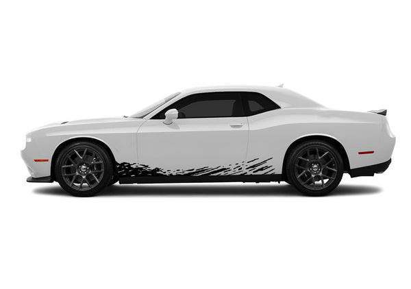 Dodge Challenger Rocker Panel Mud Splatter Decals – ztr graphicz