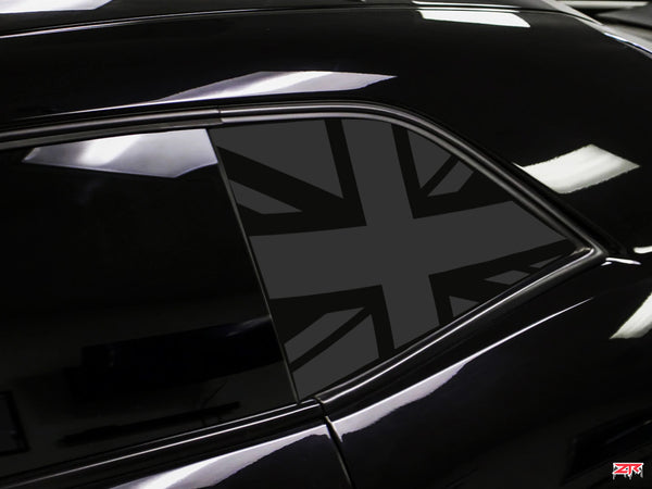 Dodge Challenger United Kingdom Flag Window Decals – ztr graphicz